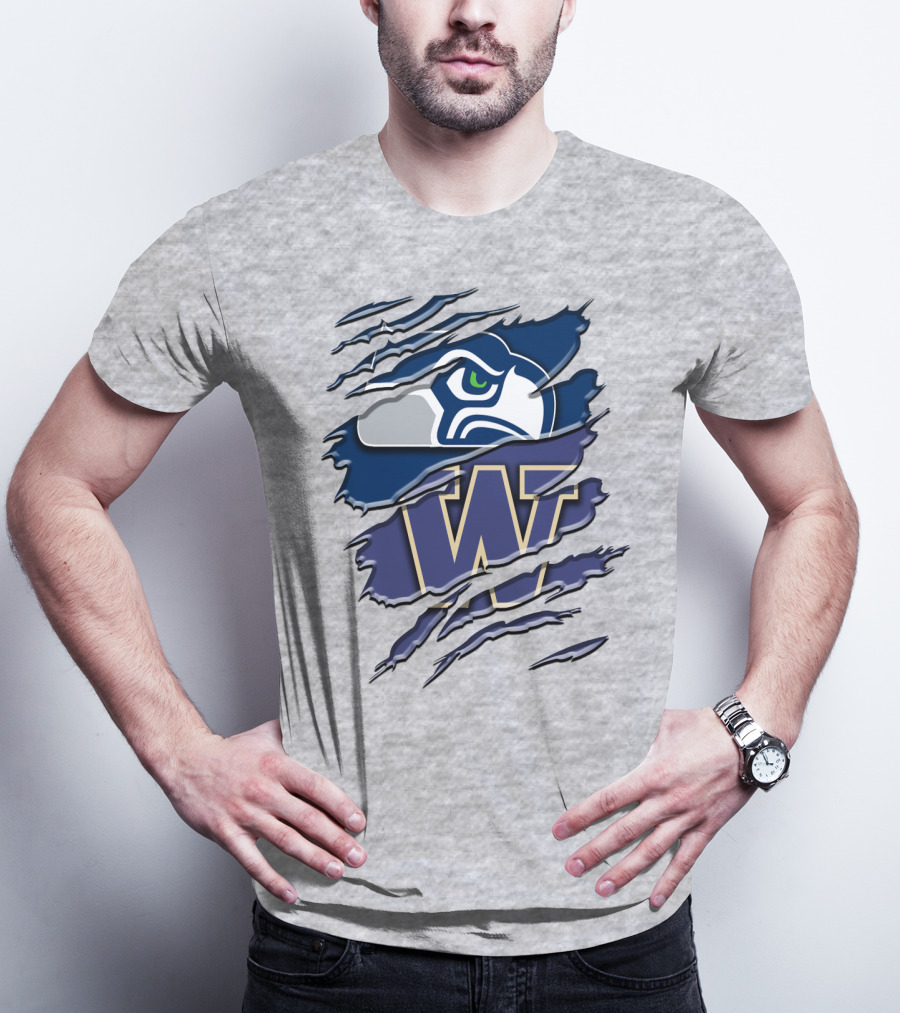 Seattle Seahawks University Of Washington Rah 110 T-Shirt