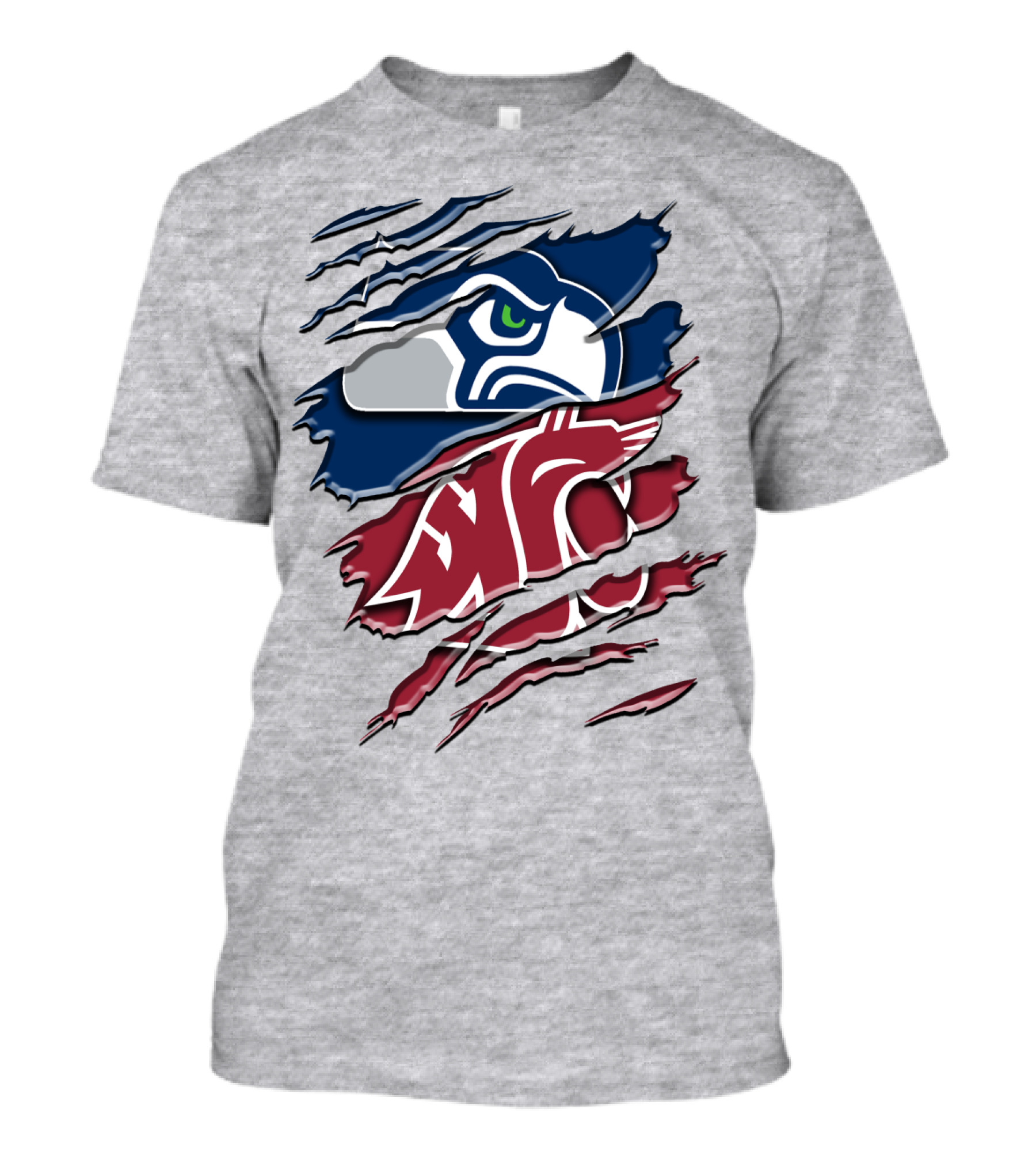 Seahawks Cougars Rah 111 Hybrid T-Shirt