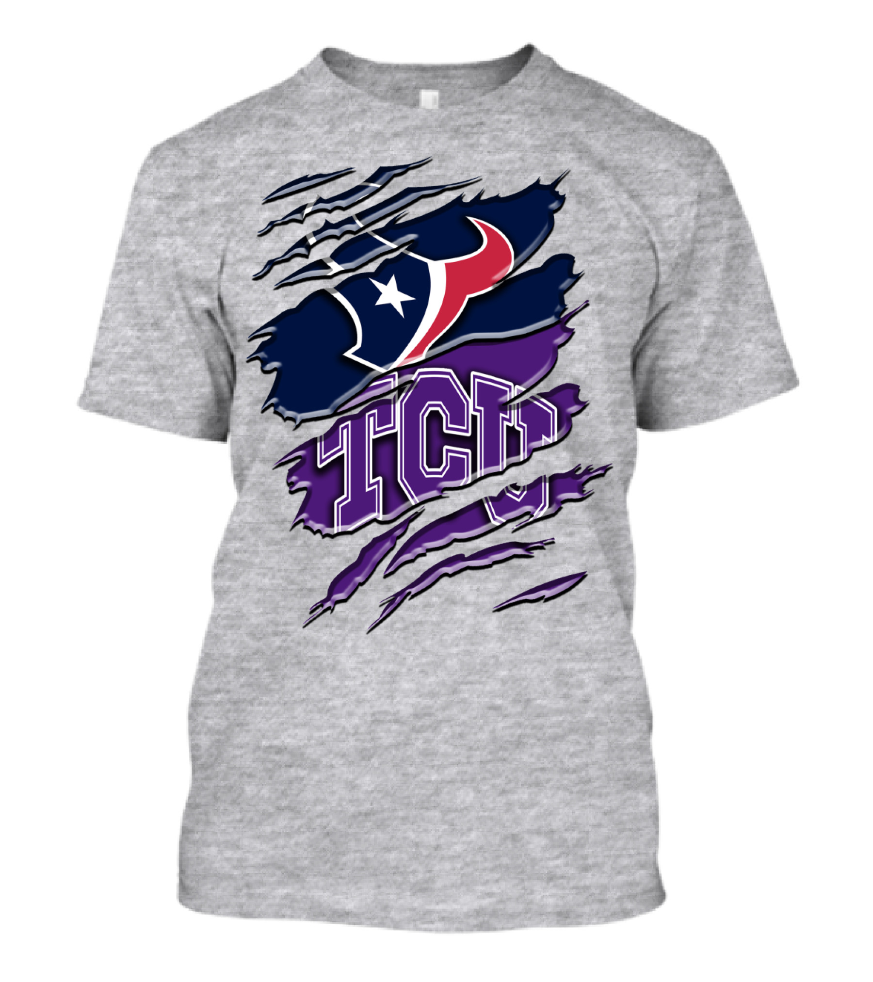 Houston Texans Tcu Horned Frogs Rah 121 T-Shirt