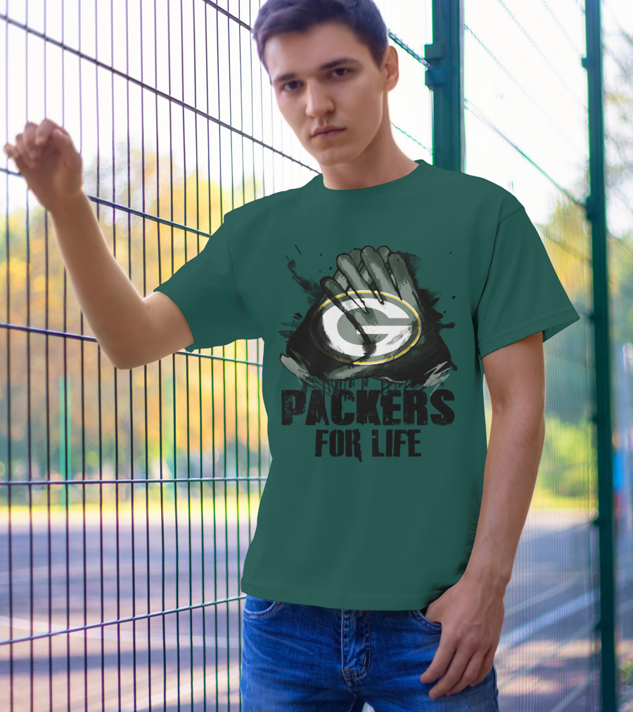 Green Bay Packers For Life T-Shirt