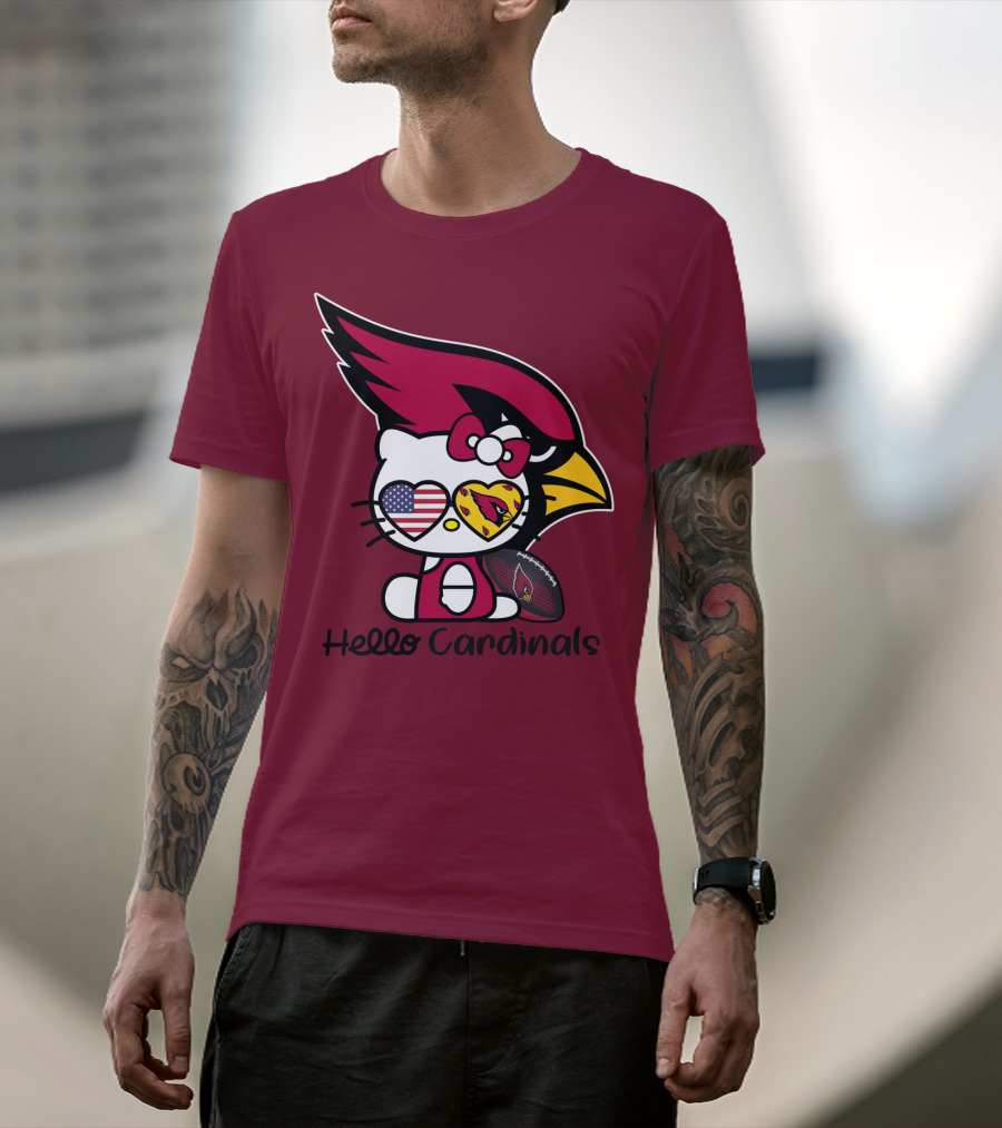 Hello Cardinals Arizona Cardinals T-Shirt