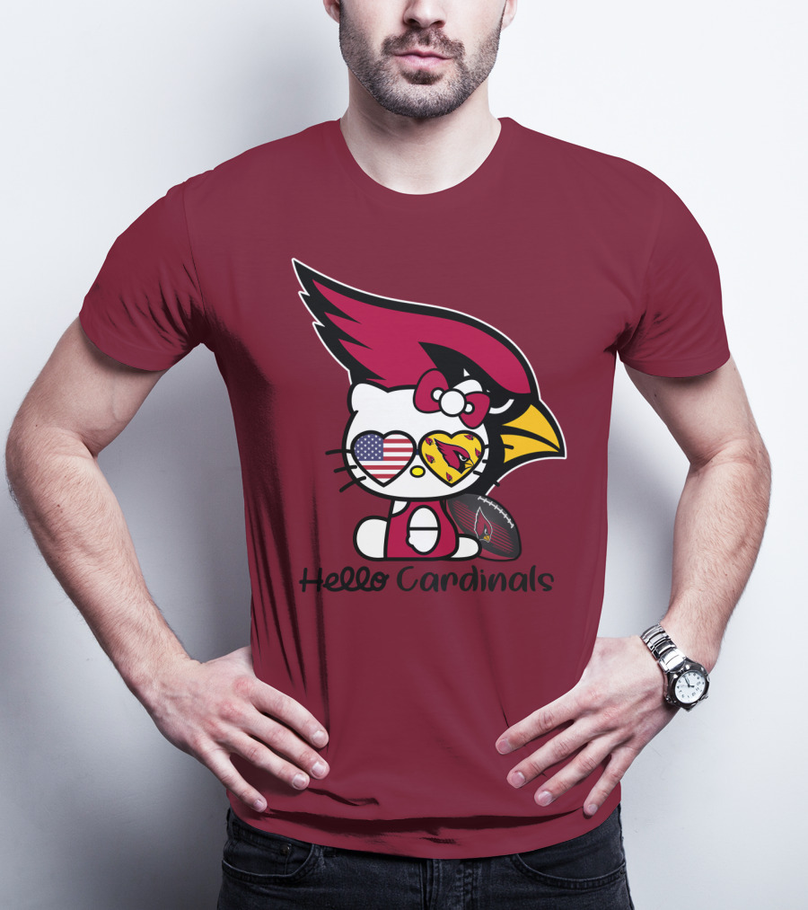 Hello Cardinals Arizona Cardinals T-Shirt