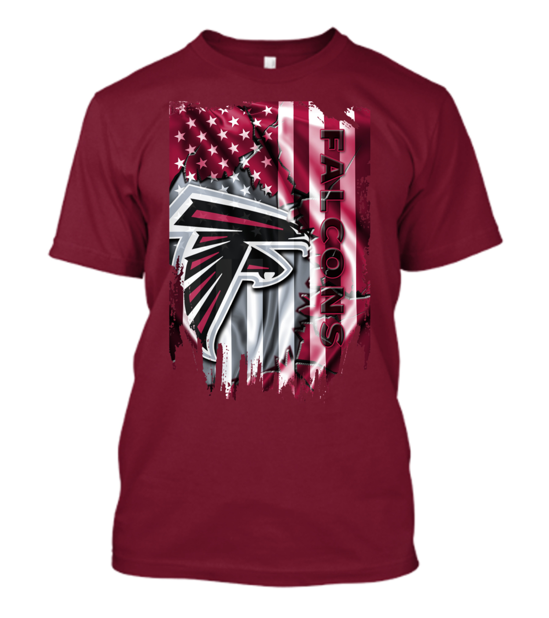Falcons American Flag Atlanta Falcons T-Shirt