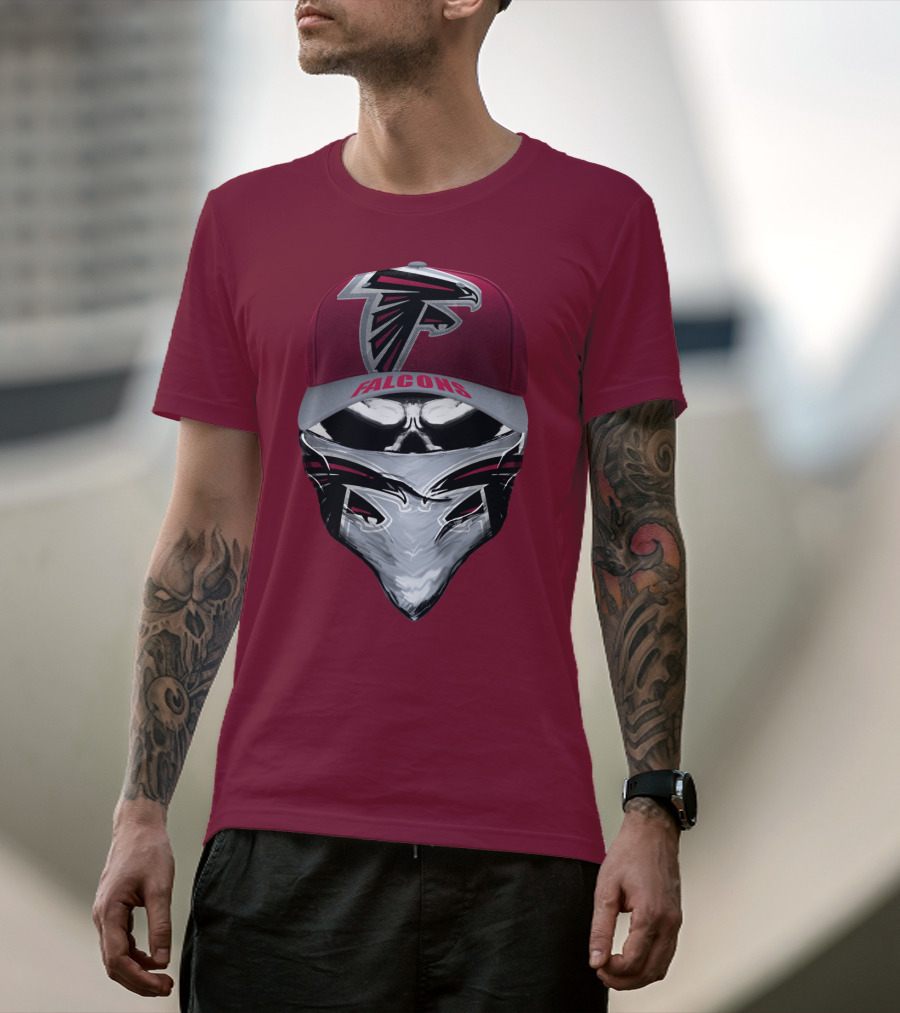 Atlanta Falcons Logo Cap Bandana Combo T-Shirt