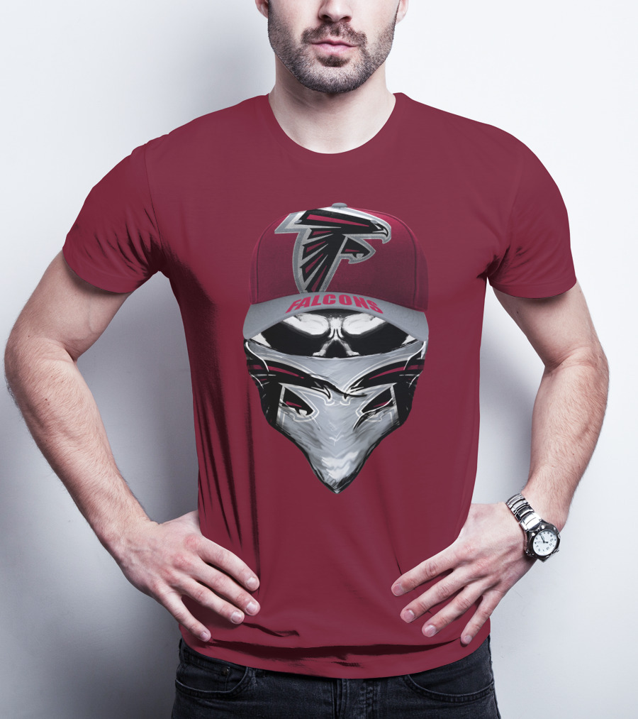 Atlanta Falcons Logo Cap Bandana Combo T-Shirt