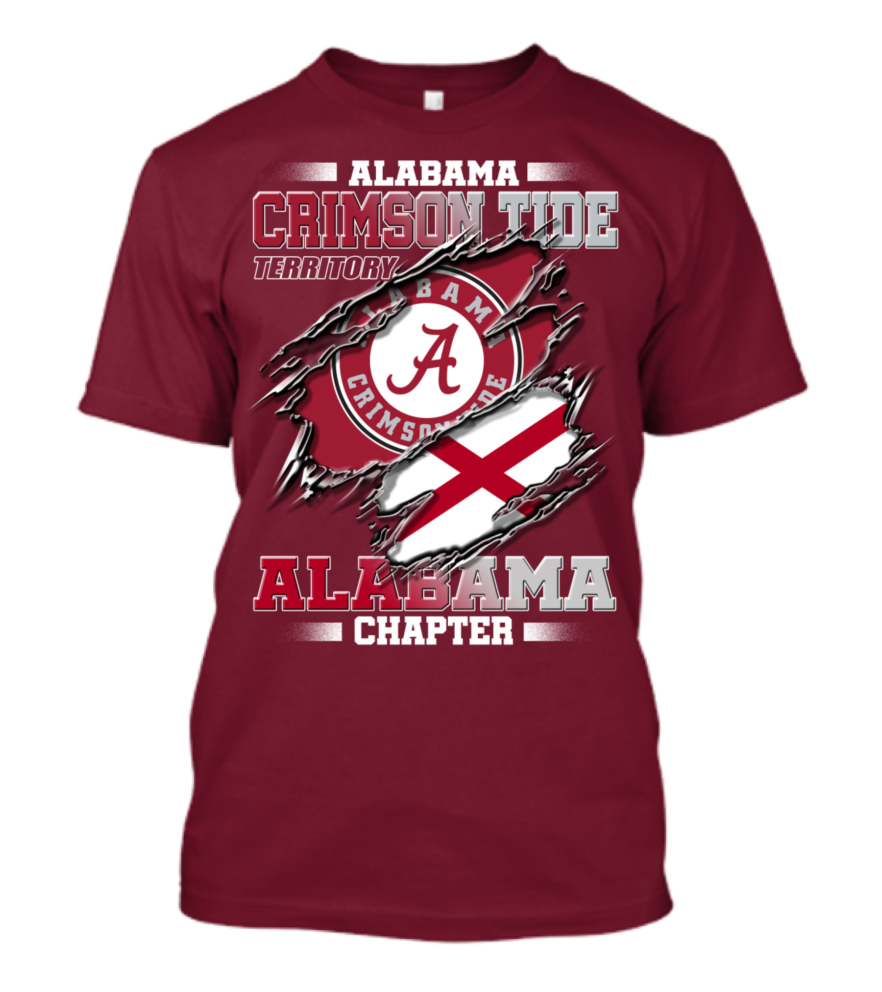 Alabama Crimson Tide Territory Alabama Chapter Crimson Tide T-Shirt