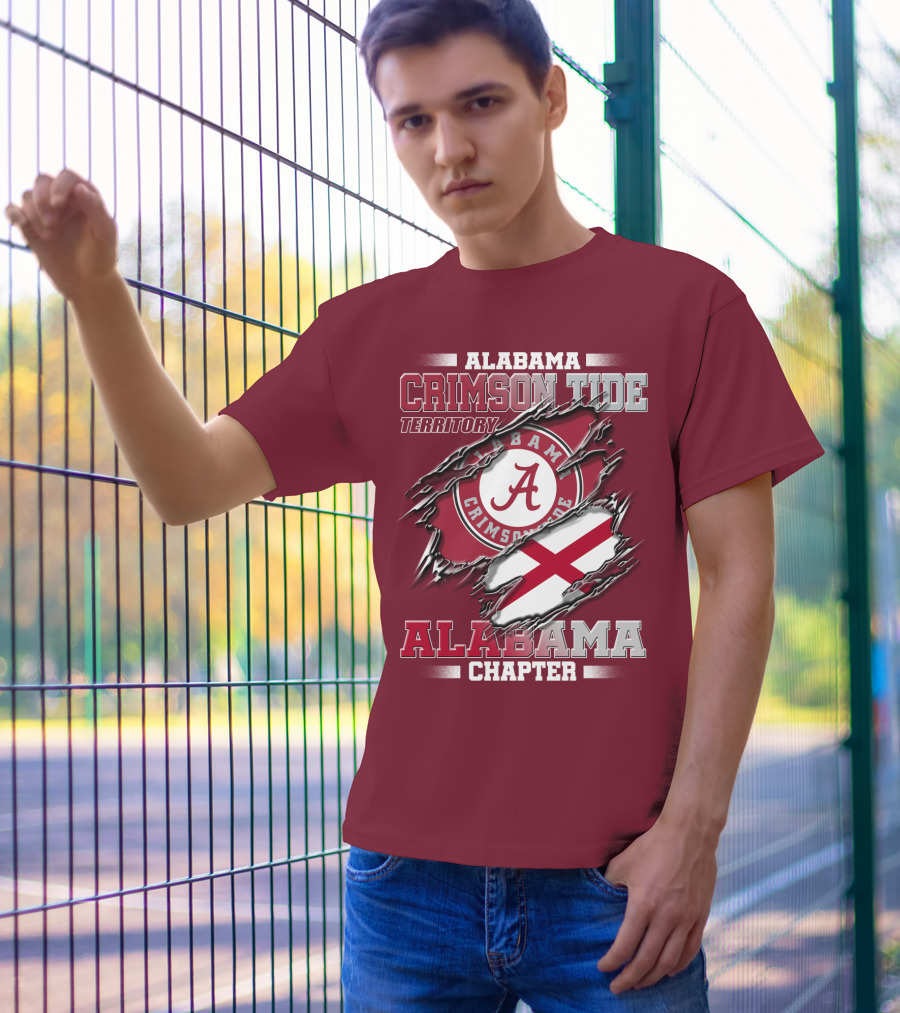 Alabama Crimson Tide Territory Alabama Chapter Crimson Tide T-Shirt
