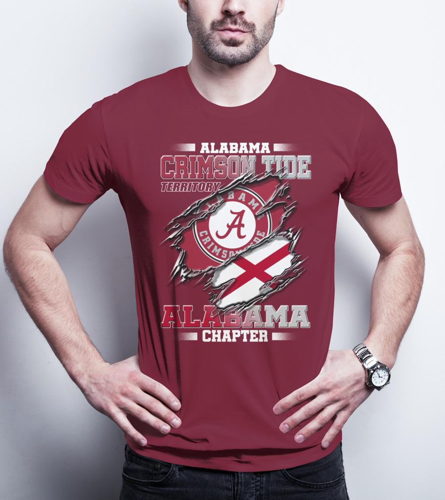 Alabama Crimson Tide Territory Alabama Chapter Crimson Tide T-Shirt