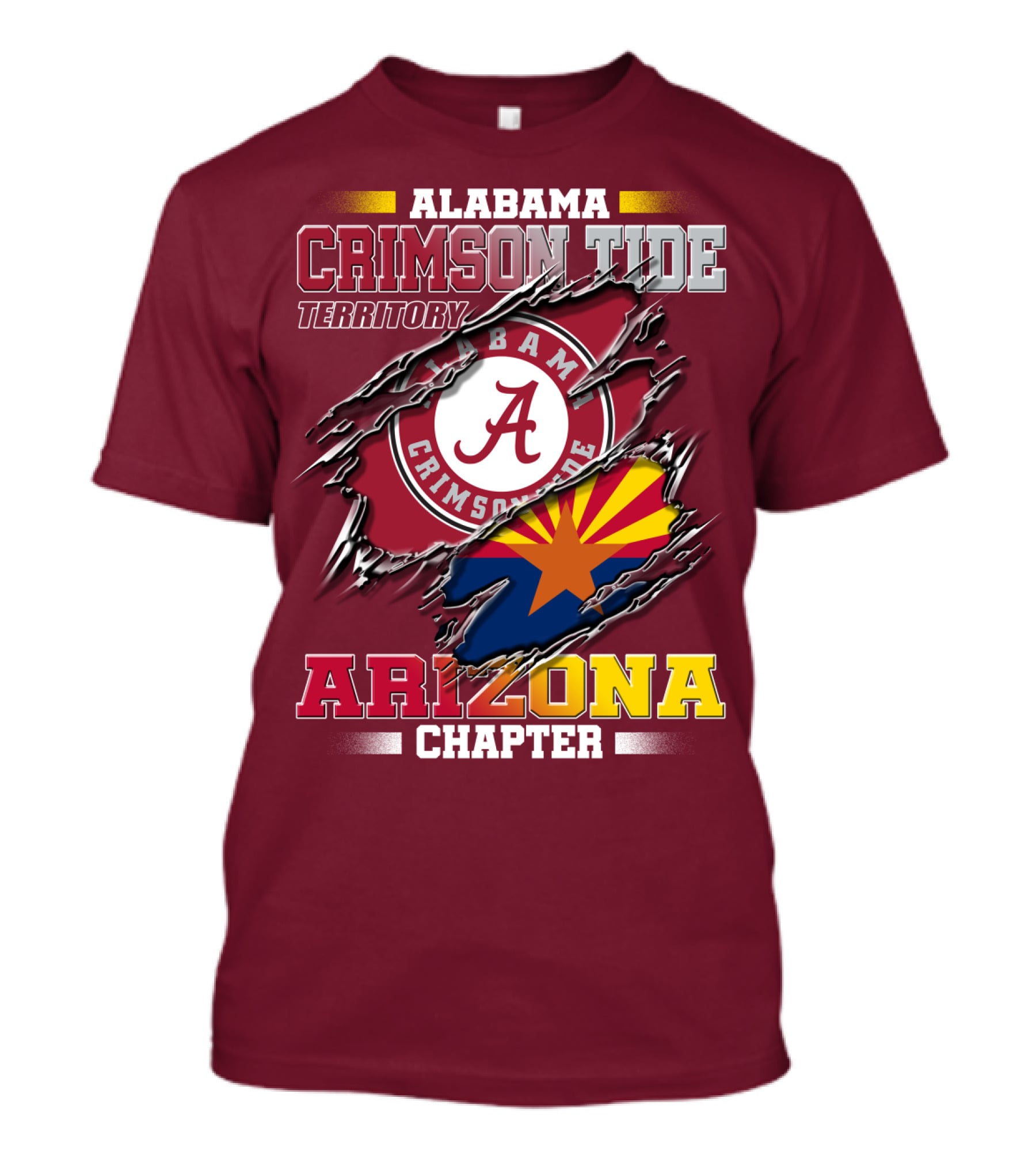 Alabama Crimson Tide Territory Arizona Chapter T-Shirt