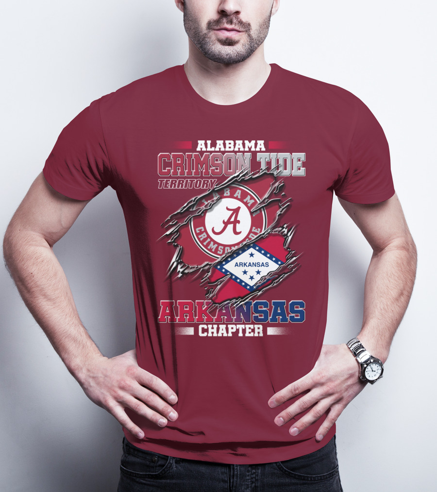 Alabama Crimson Tide Territory Arkansas Chapter T-Shirt