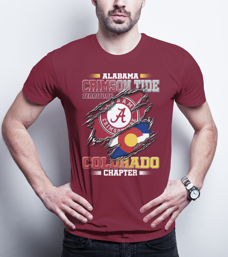 Alabama Crimson Tide Territory Colorado Chapter T-Shirt