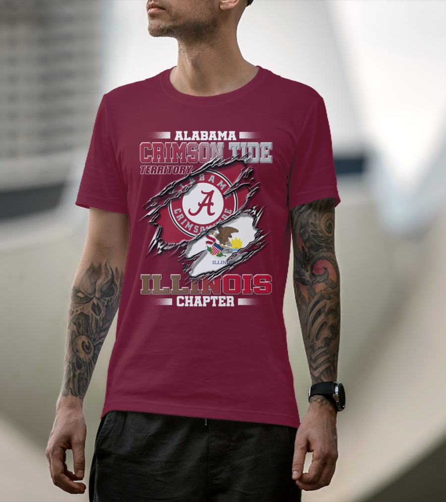 Alabama Crimson Tide Territory Illinois Chapter T-Shirt