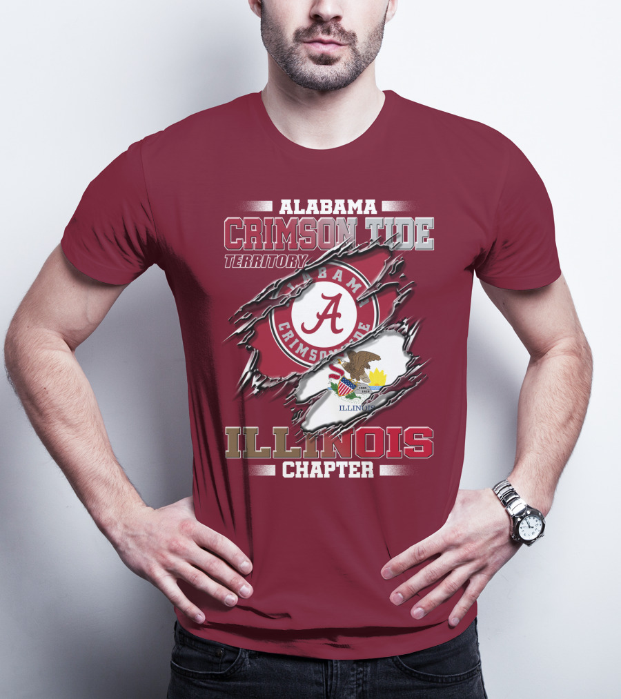 Alabama Crimson Tide Territory Illinois Chapter T-Shirt