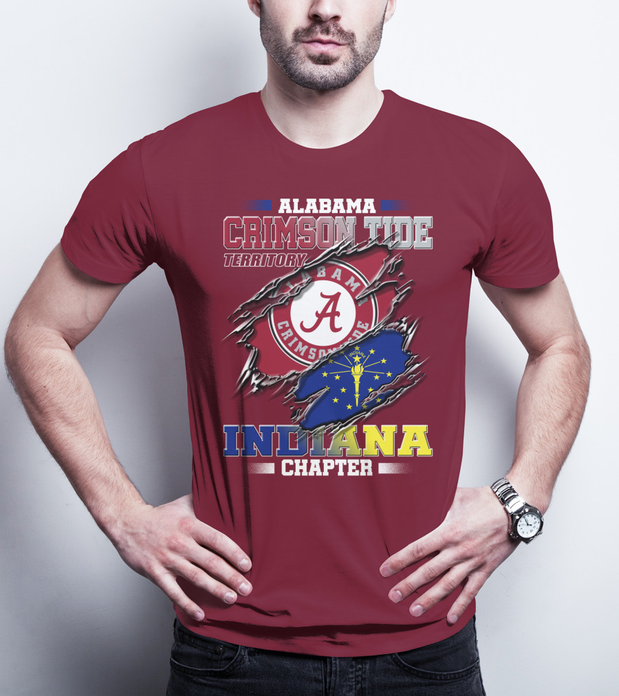 Alabama Crimson Tide Territory Indiana Chapter T-Shirt