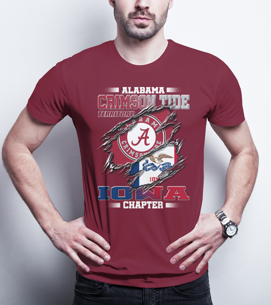 Alabama Crimson Tide Territory Iowa Chapter T-Shirt