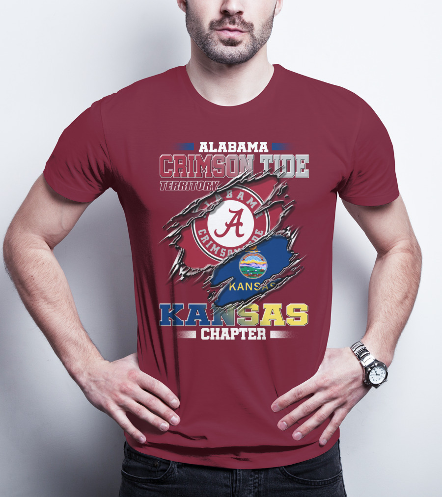 Alabama Crimson Tide Territory Kansas Chapter T-Shirt