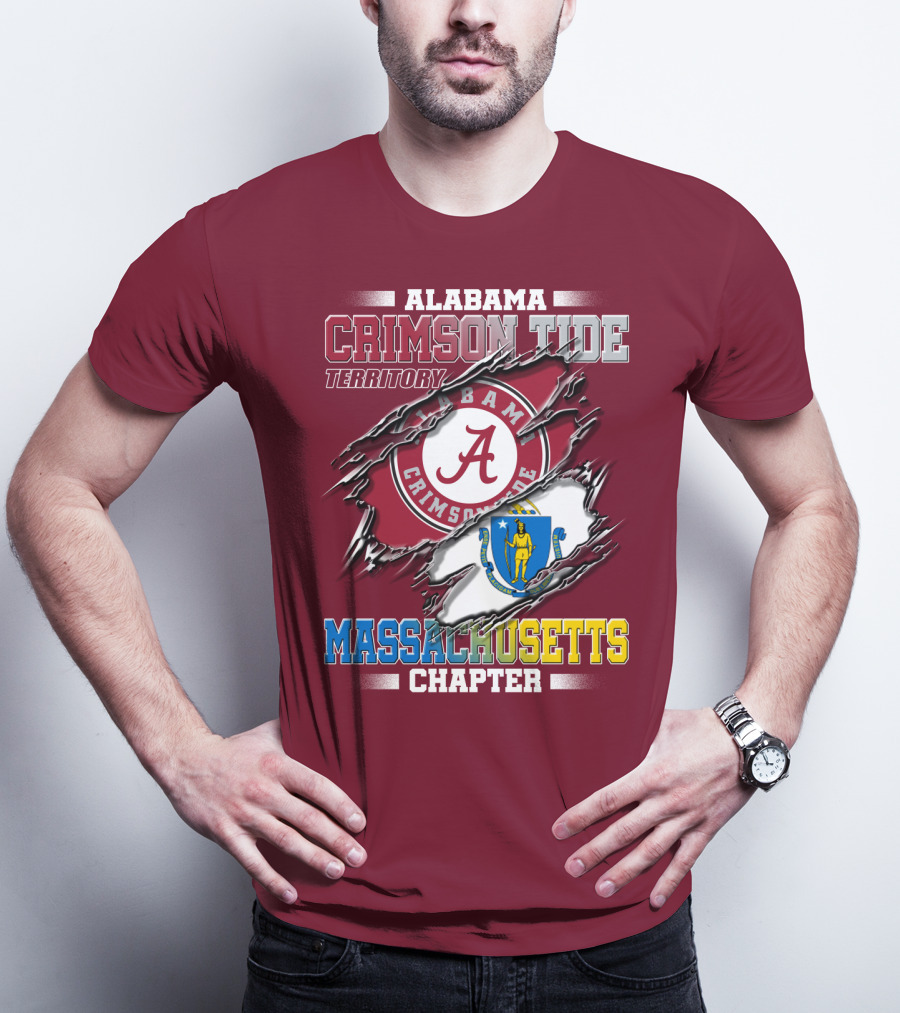 Alabama Crimson Tide Territory Massachusetts Chapter T-Shirt
