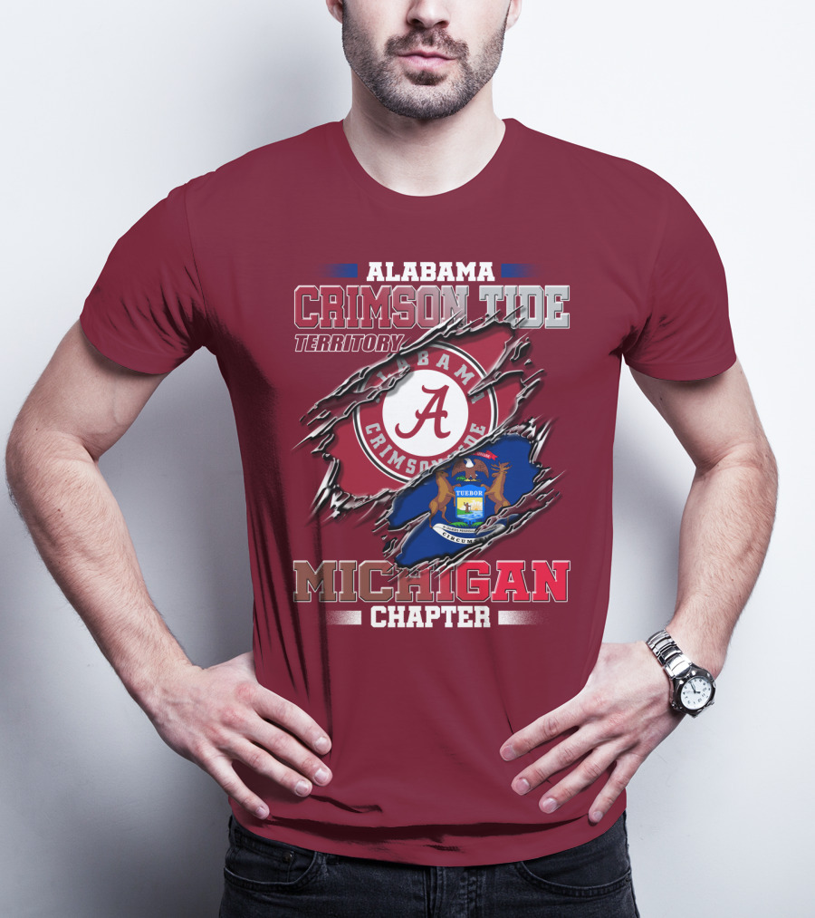 Alabama Crimson Tide Territory Michigan Chapter T-Shirt
