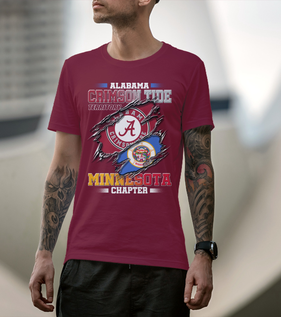 Alabama Crimson Tide Territory Minnesota Chapter T-Shirt