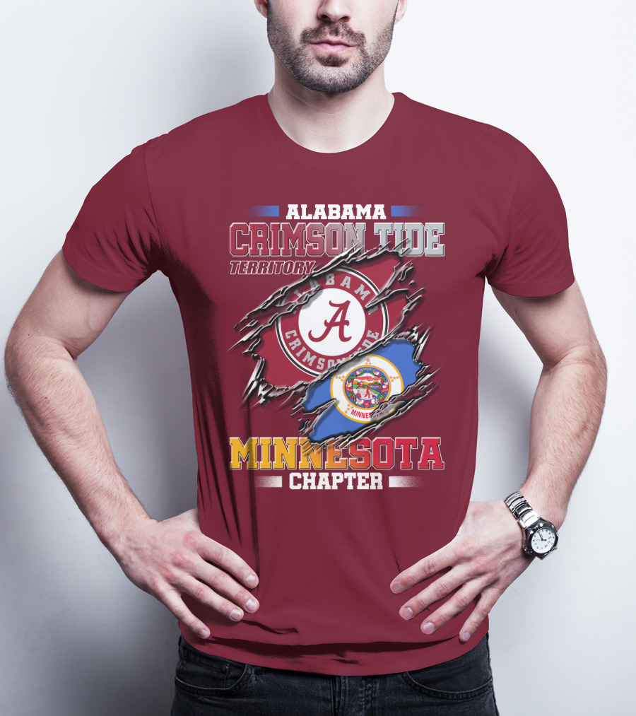 Alabama Crimson Tide Territory Minnesota Chapter T-Shirt