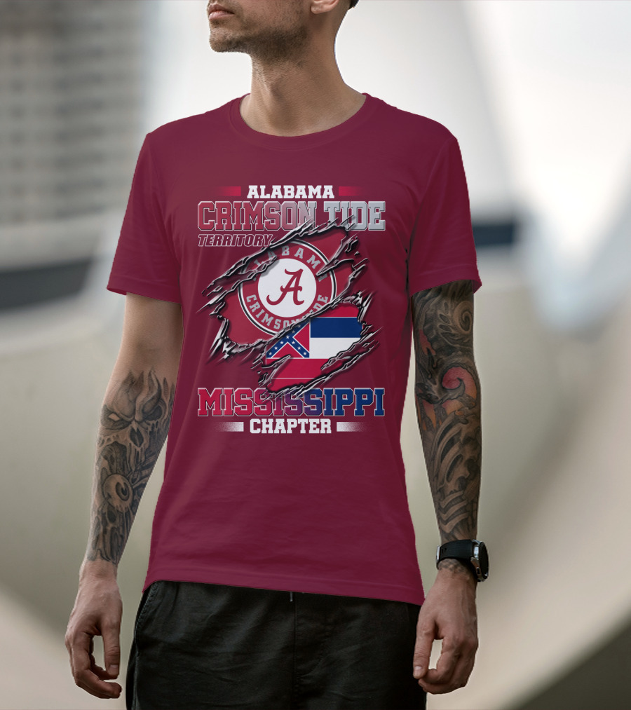 Alabama Crimson Tide Territory Mississippi Chapter T-Shirt