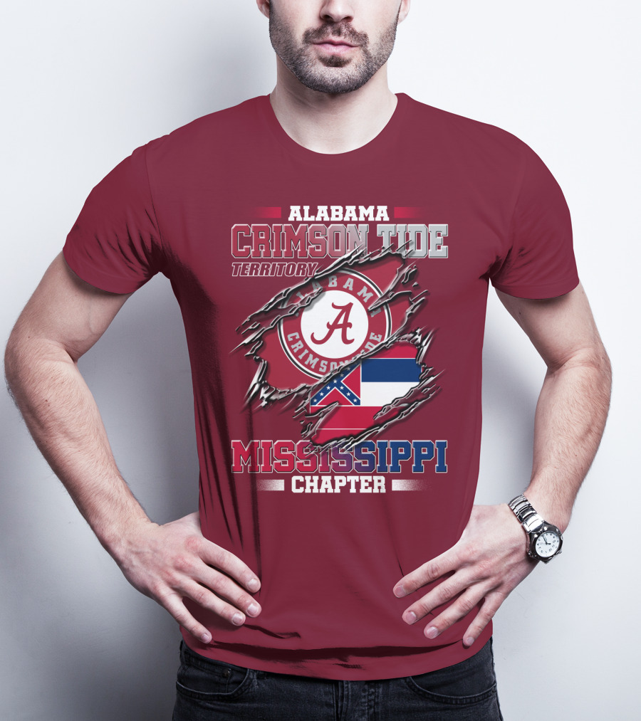 Alabama Crimson Tide Territory Mississippi Chapter T-Shirt