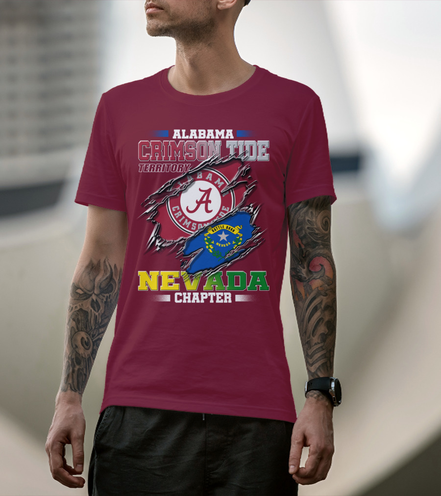 Alabama Crimson Tide Territory Nevada Chapter T-Shirt