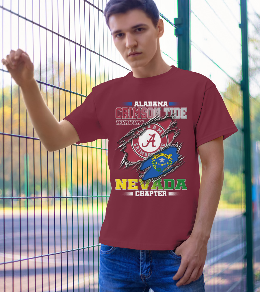 Alabama Crimson Tide Territory Nevada Chapter T-Shirt