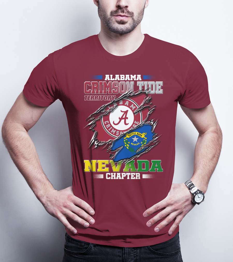 Alabama Crimson Tide Territory Nevada Chapter T-Shirt