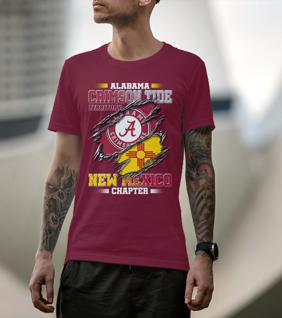 Alabama Crimson Tide Territory New Mexico Chapter T-Shirt