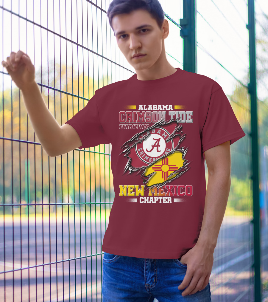 Alabama Crimson Tide Territory New Mexico Chapter T-Shirt