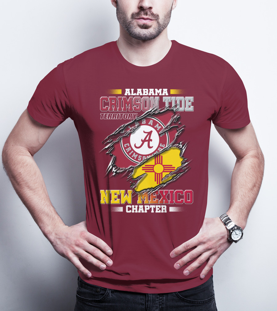 Alabama Crimson Tide Territory New Mexico Chapter T-Shirt