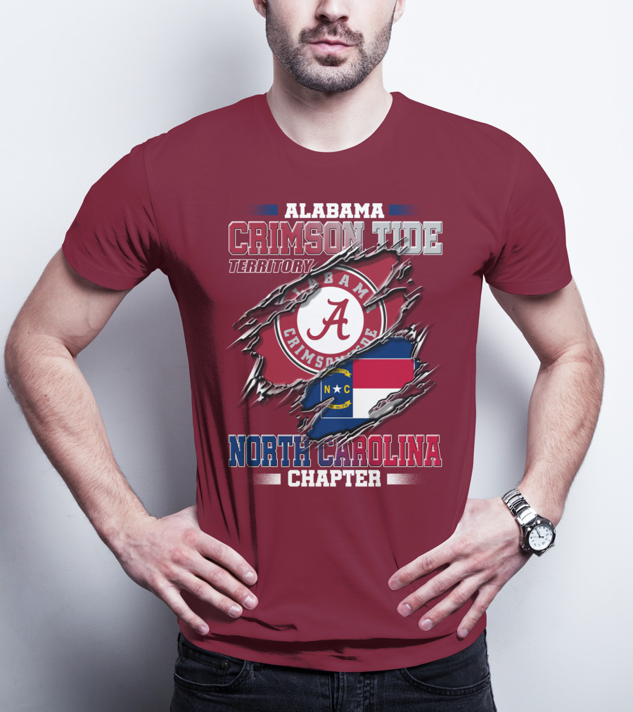 Alabama Crimson Tide Territory North Carolina Chapter T-Shirt