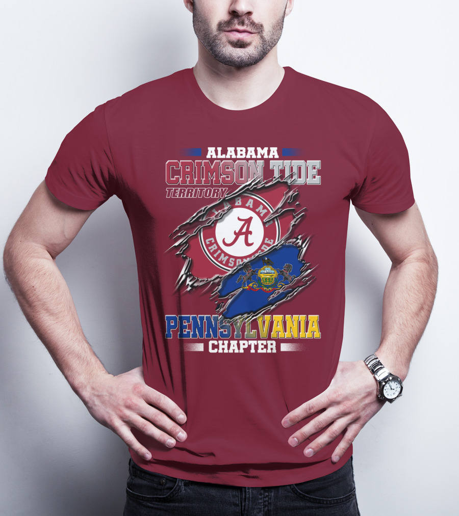 Alabama Crimson Tide Territory Pennsylvania Chapter T-Shirt