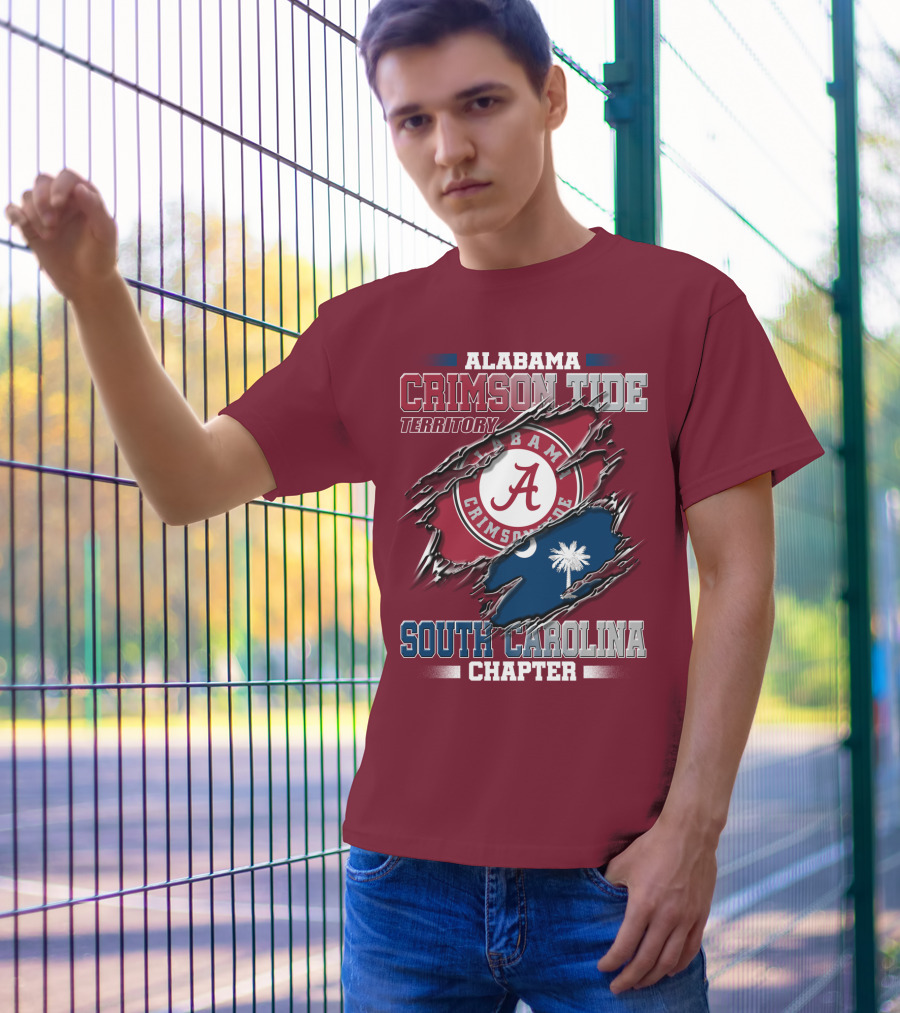 Alabama Crimson Tide Territory South Carolina Chapter T-Shirt