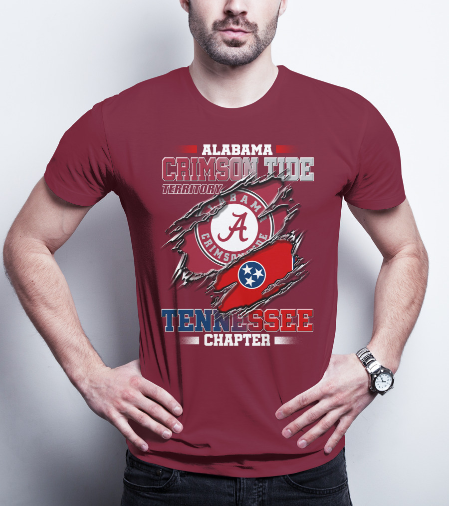 Alabama Crimson Tide Territory Tennessee Chapter T-Shirt