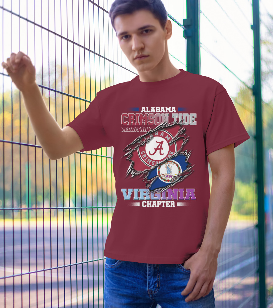 Alabama Crimson Tide Territory Virginia Chapter T-Shirt