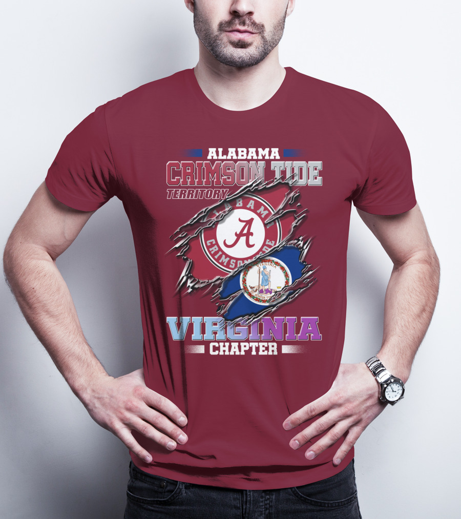 Alabama Crimson Tide Territory Virginia Chapter T-Shirt