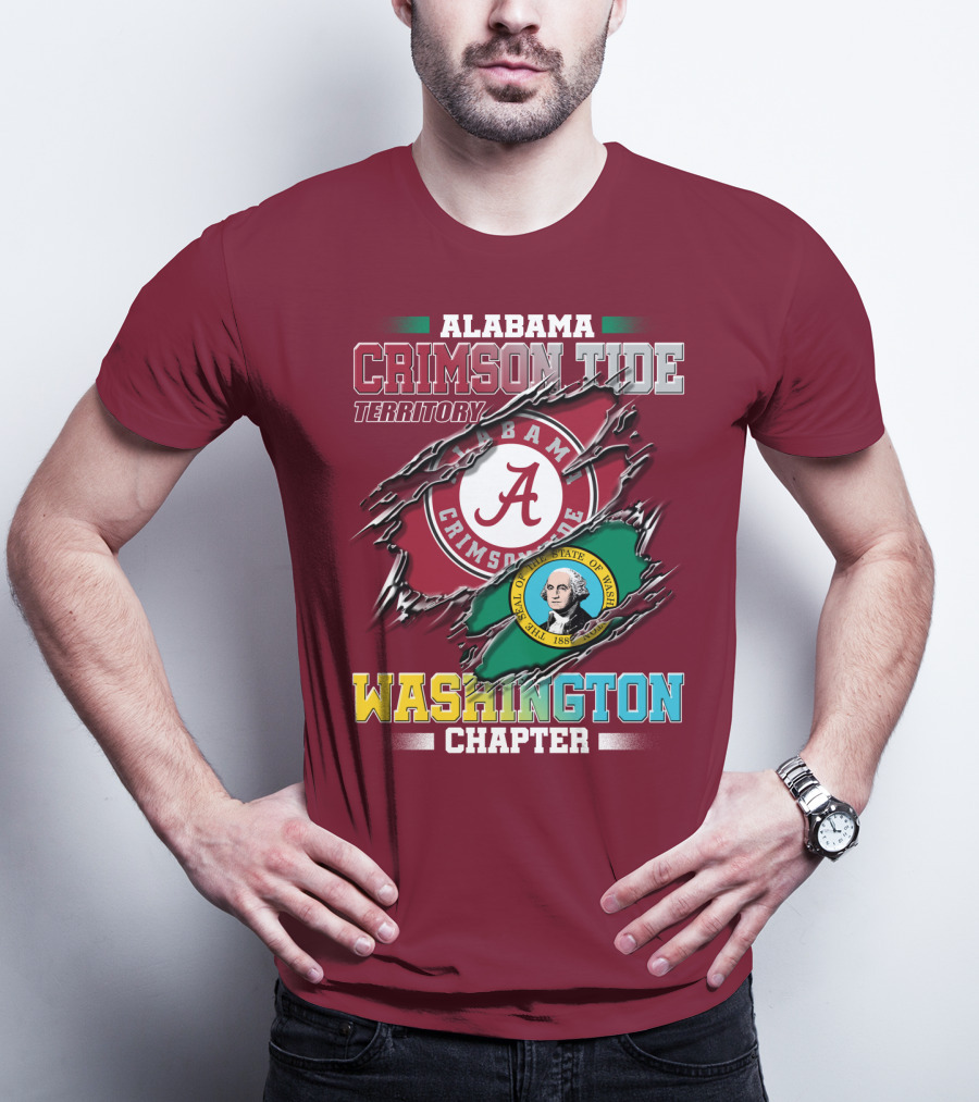 Alabama Crimson Tide Territory Washington Chapter T-Shirt