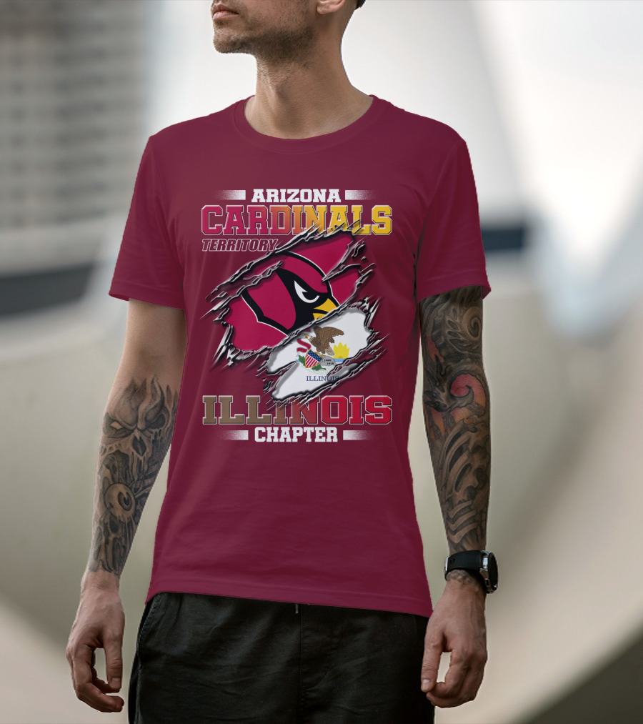 Arizona Cardinals Territory Illinois Chapter T-Shirt