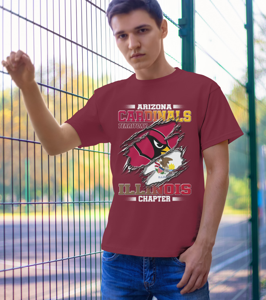 Arizona Cardinals Territory Illinois Chapter T-Shirt