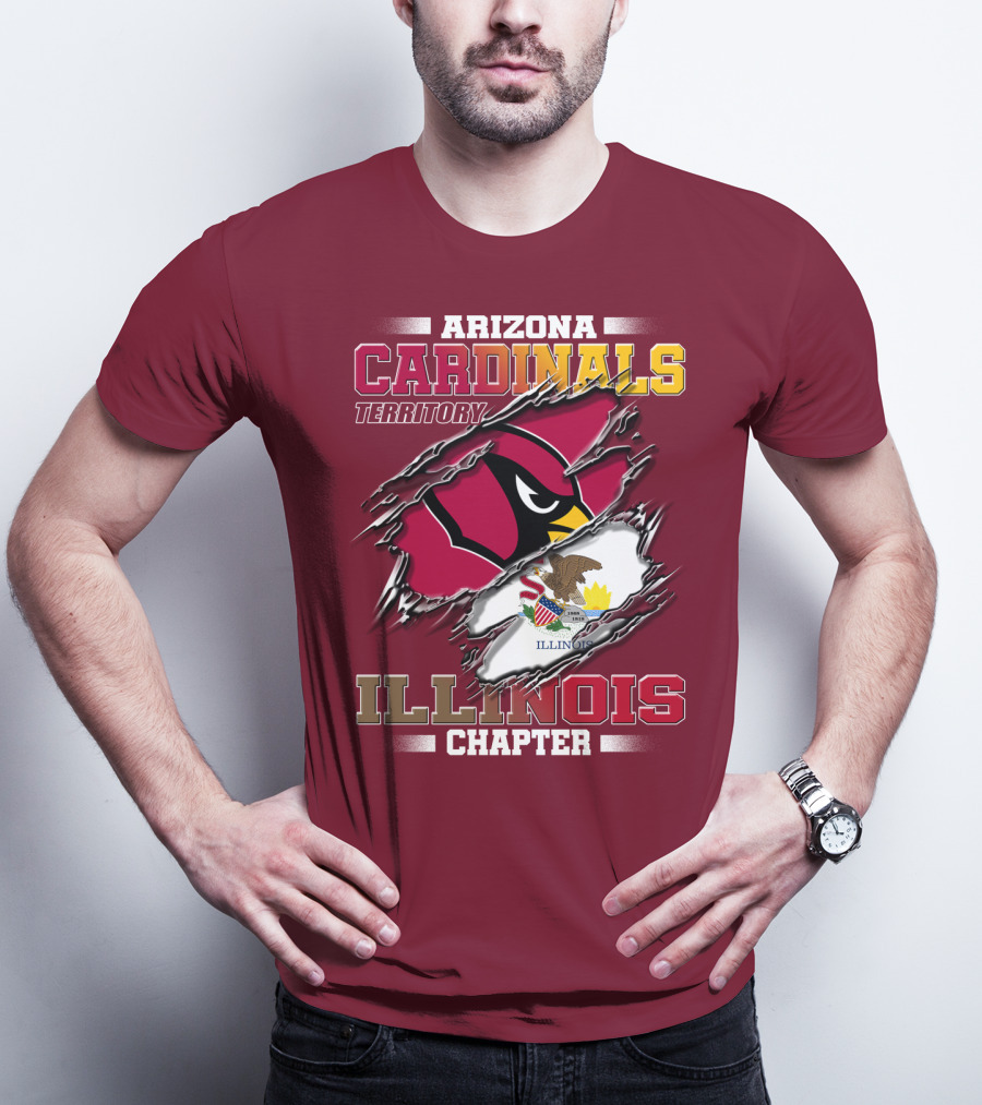 Arizona Cardinals Territory Illinois Chapter T-Shirt