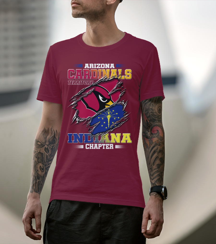 Arizona Cardinals Territory Indiana Chapter T-Shirt