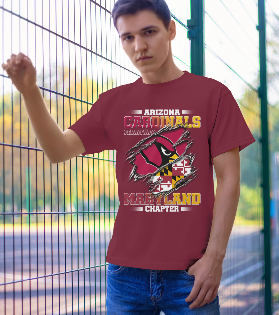 Arizona Cardinals Territory Maryland Chapter T-Shirt