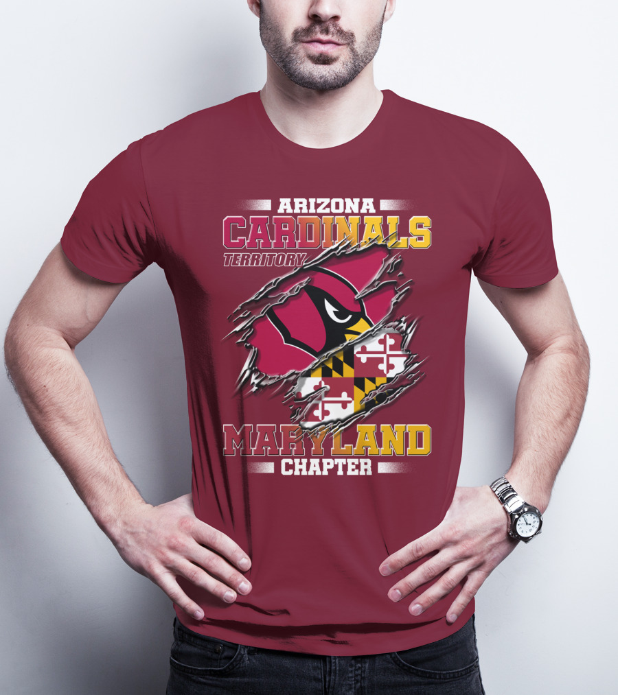 Arizona Cardinals Territory Maryland Chapter T-Shirt