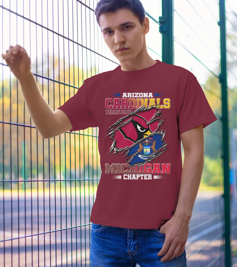 Arizona Cardinals Territory Michigan Chapter T-Shirt