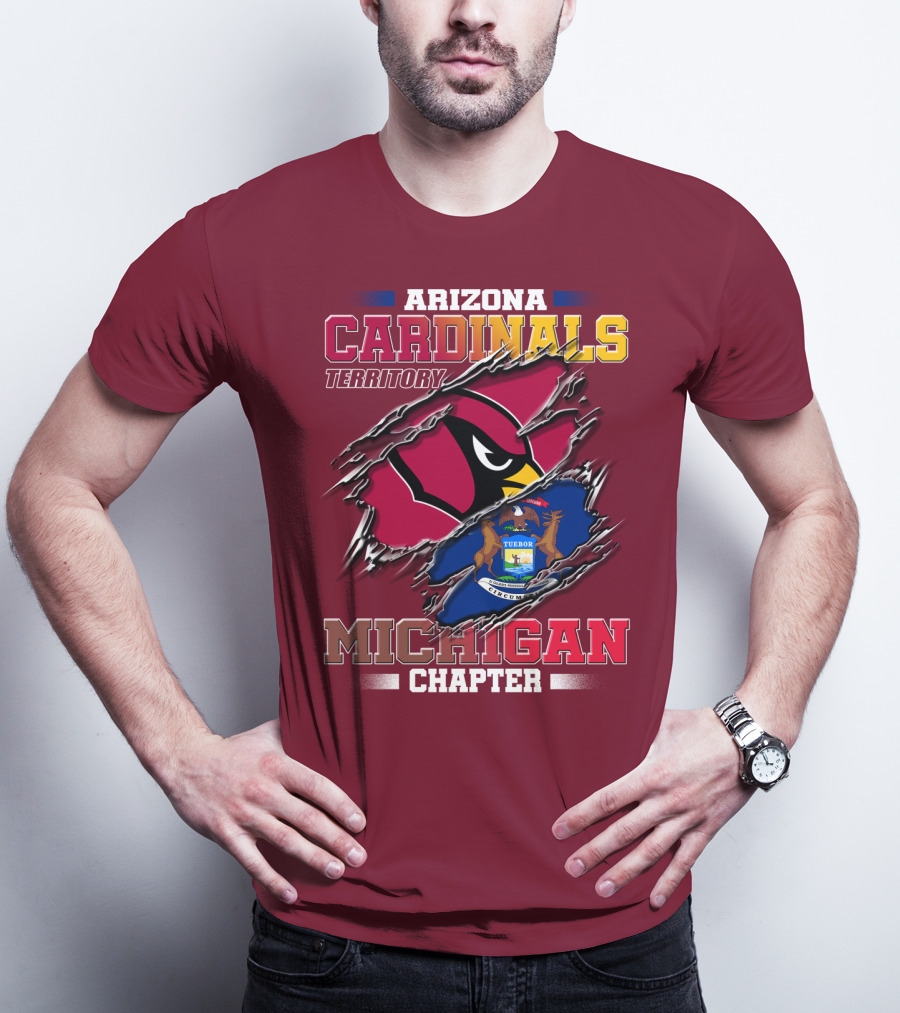 Arizona Cardinals Territory Michigan Chapter T-Shirt
