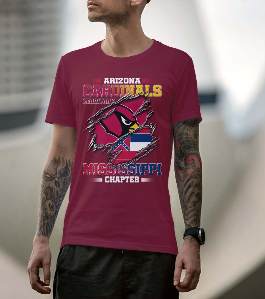 Arizona Cardinals Territory Mississippi Chapter T-Shirt