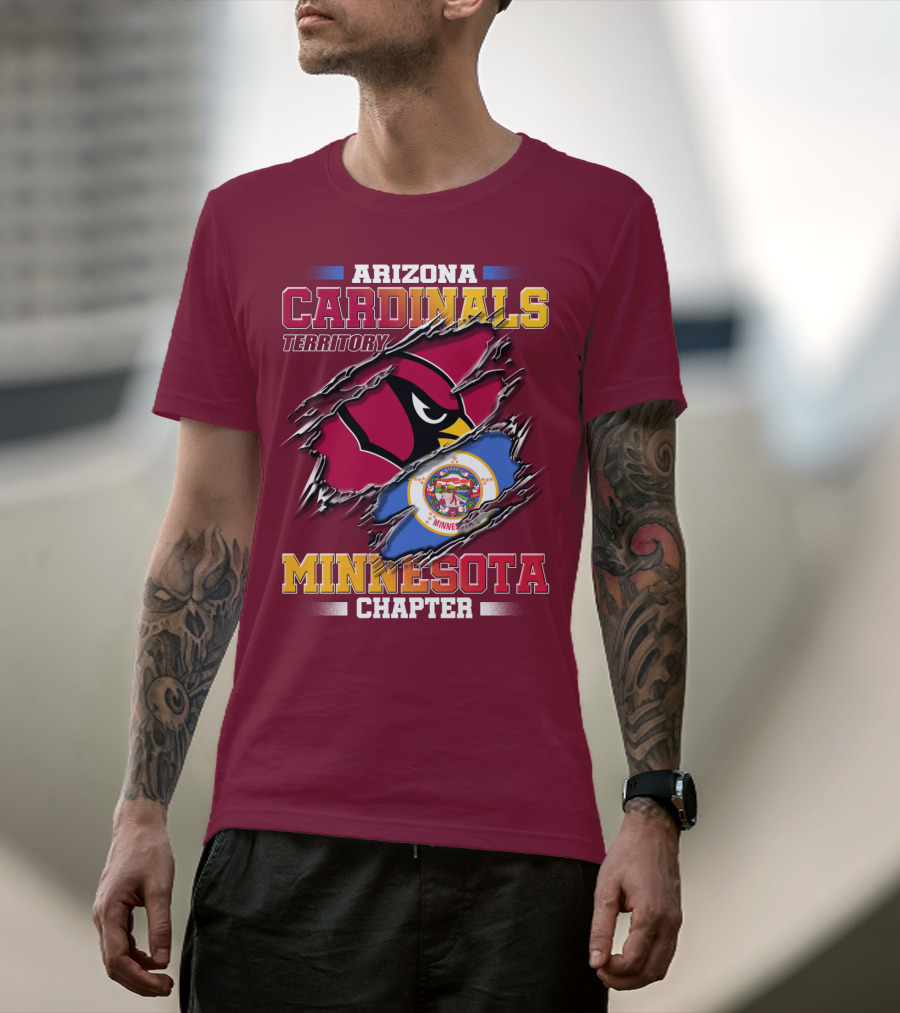 Arizona Cardinals Territory Minnesota Chapter T-Shirt