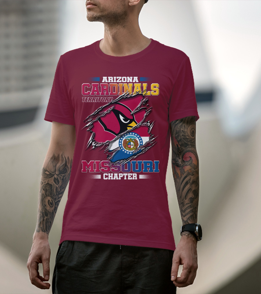 Arizona Cardinals Territory Missouri Chapter T-Shirt